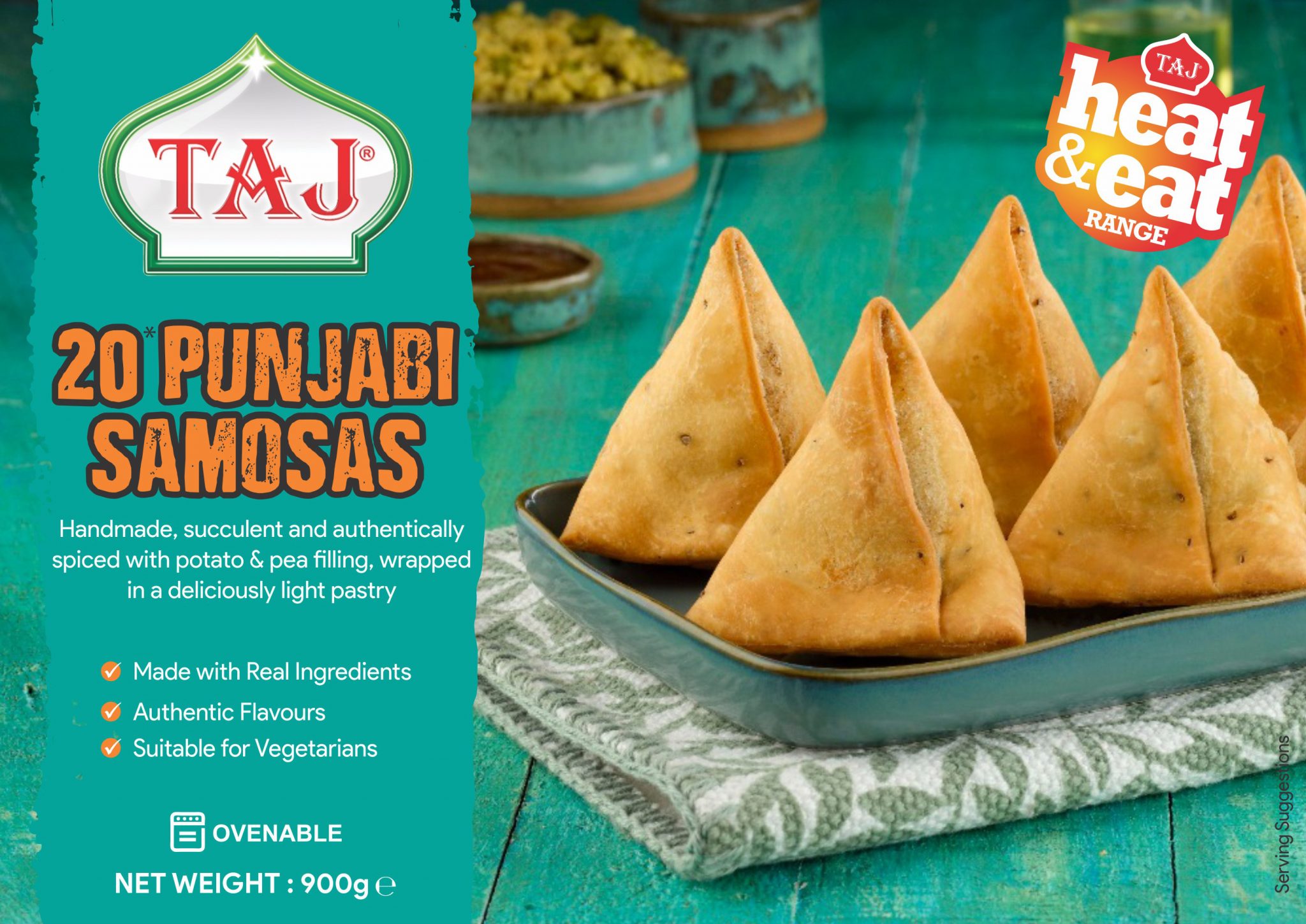 Vegetable Punjabi Samosa - TAJ Foods